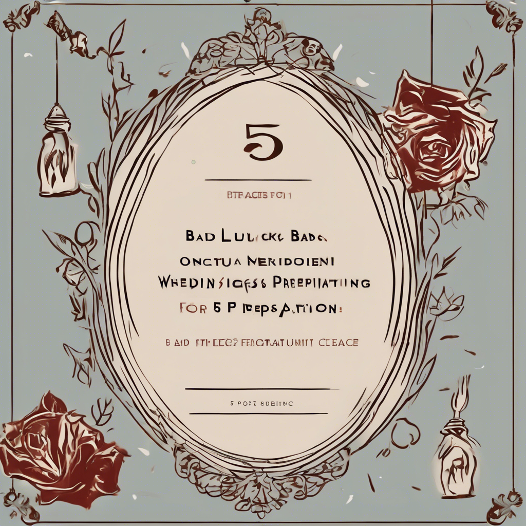 5 Common Bad Luck Signs for Wedding Preparations - Superstitions, Omens ...