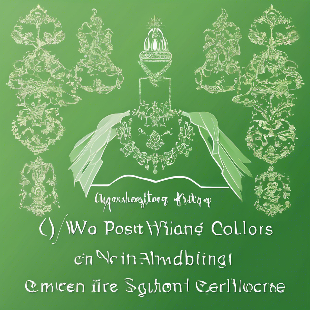 Understanding Green: Symbolism in Wedding Colors - Superstitions, Omens ...